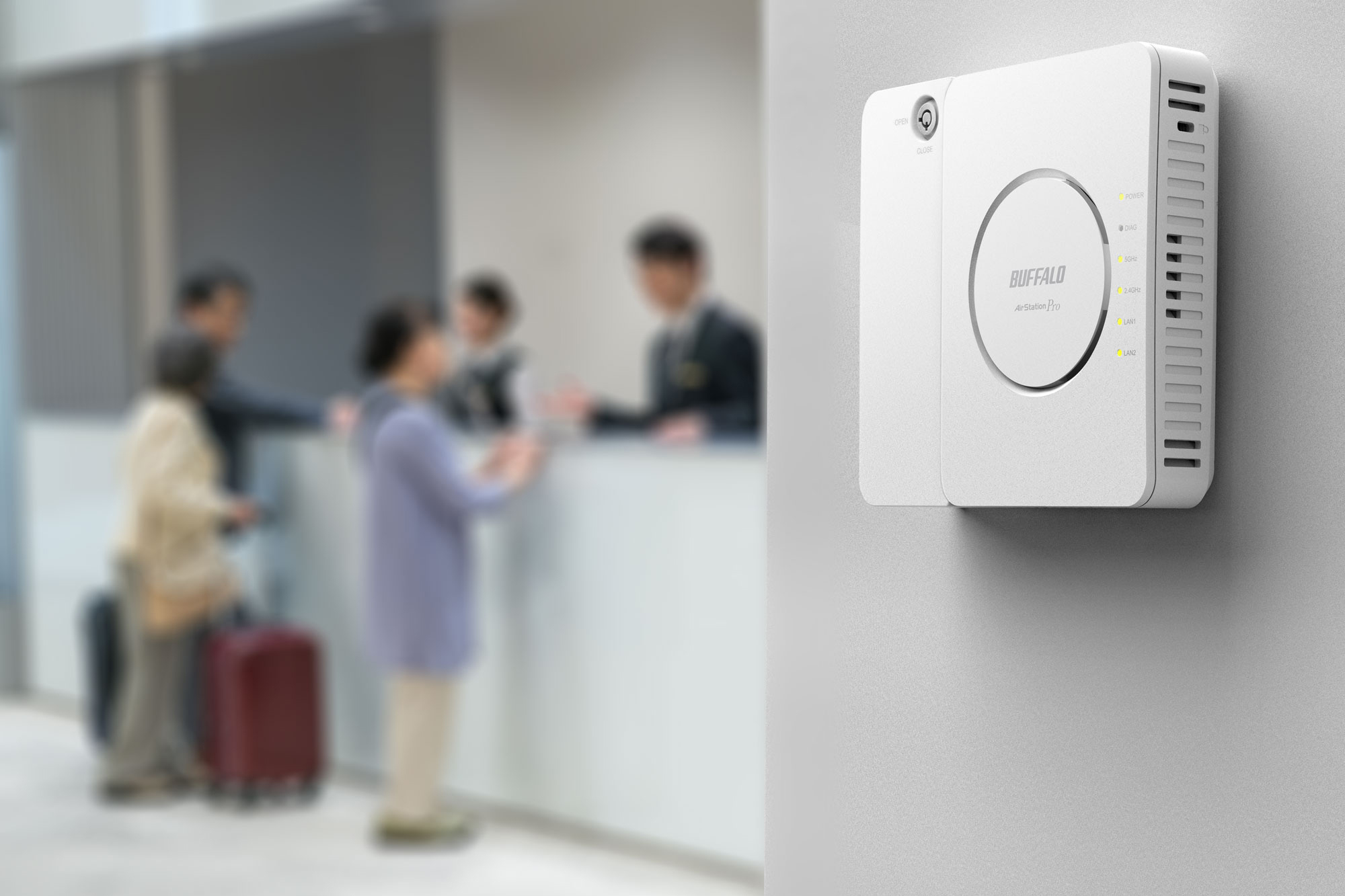 【ネットワークで企業DXを支援】法人向けアクセスポイントのエントリーモデル「WAPS-AX4」を8月上旬より発売 | バッファロー