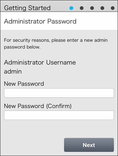 To launch the setup wizard at a later time, follow the procedure below.