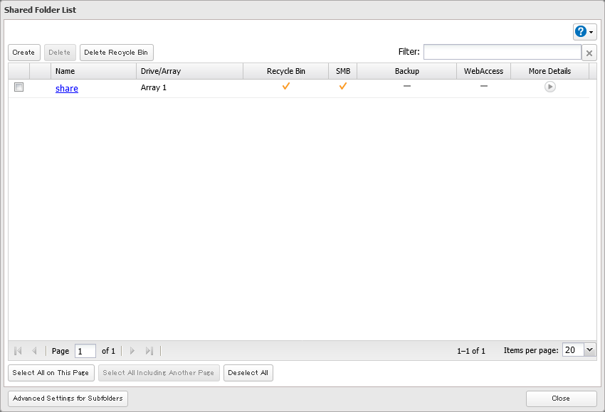 4 Configure the desired settings, then click