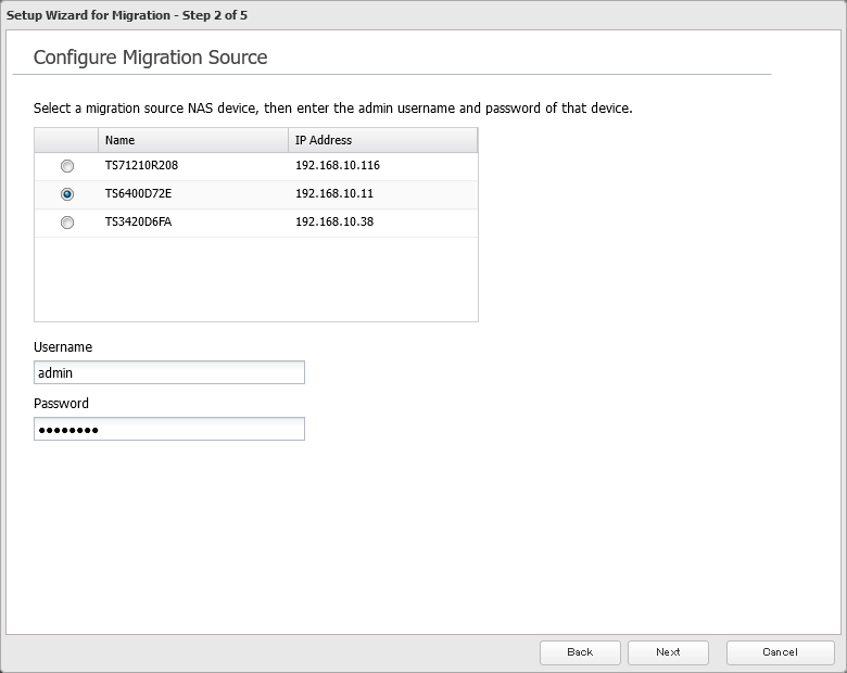 6 All Shared Folders On The Migration Destination Nas Device Will