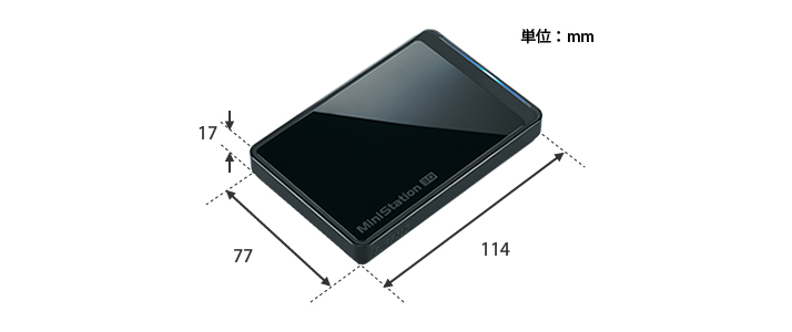 HD-PCT1TU3-BB/N : ポータブルHDD : MiniStation | バッファロー